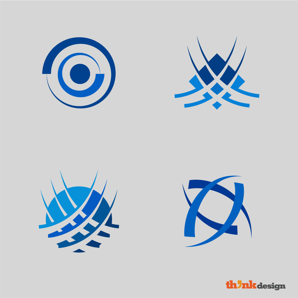 Smart Ways to Use Blue in A.I. Company Logos - Zillion Designs
