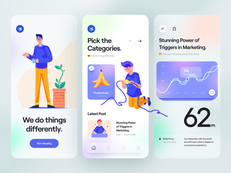 UI Design Trends For App Design In 2023 - ZillionDesigns
