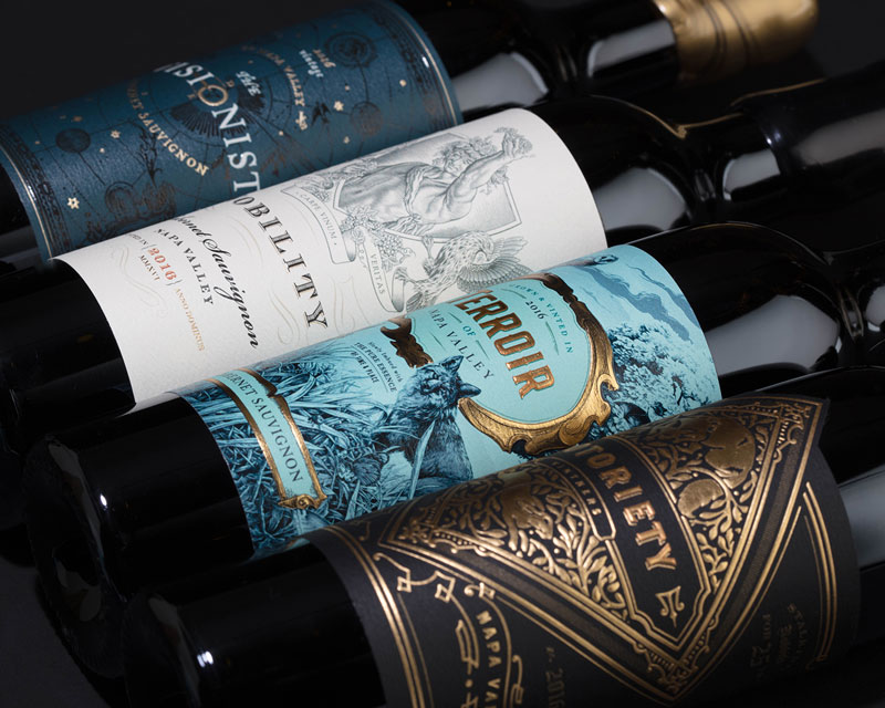 Vintage Design Aesthetic in Modern Wine Labels - Zillion Designs
