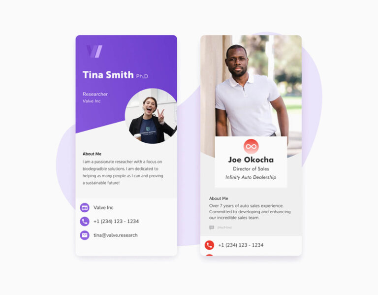 10 Tips to Create Digital Business Cards - Zillion Designs