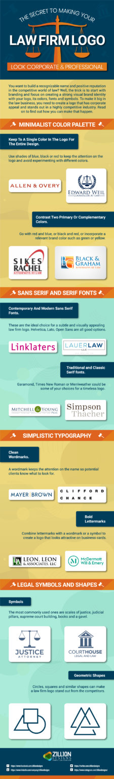 Secrets to Add Corporate Appeal to Law Firm Logos - ZillionDesigns