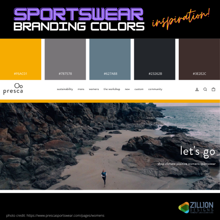 Kickass Color Palettes For Sportswear Branding - ZillionDesigns