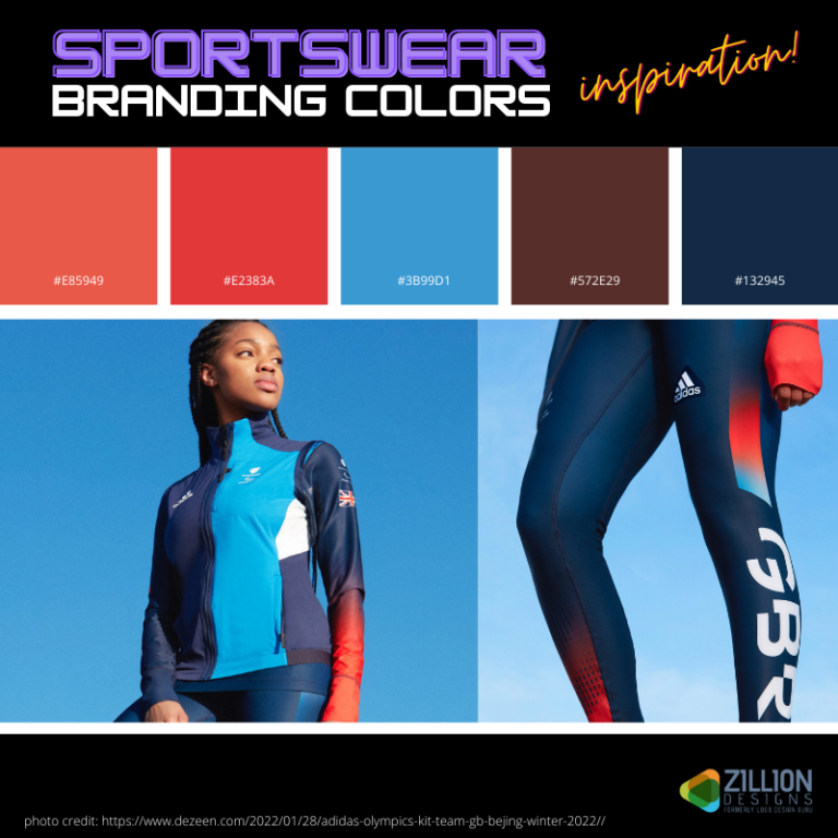 Kickass Color Palettes For Sportswear Branding - ZillionDesigns