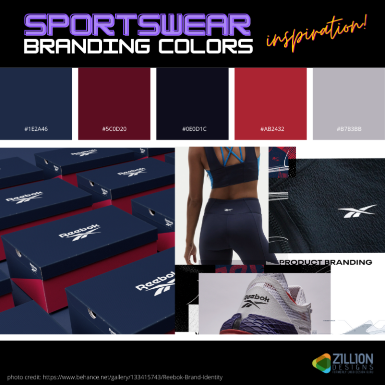 Kickass Color Palettes For Sportswear Branding - ZillionDesigns