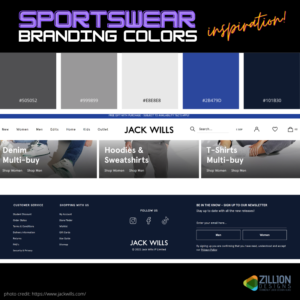 Kickass Color Palettes For Sportswear Branding - ZillionDesigns