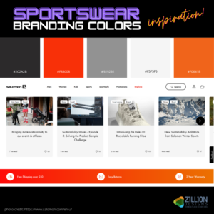 Kickass Color Palettes For Sportswear Branding - ZillionDesigns