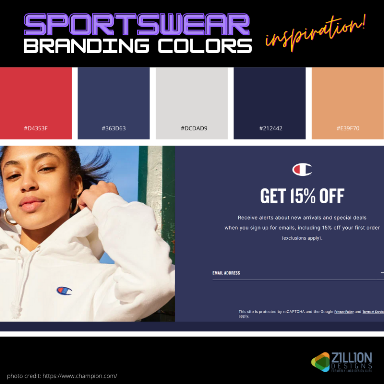 Kickass Color Palettes For Sportswear Branding - ZillionDesigns