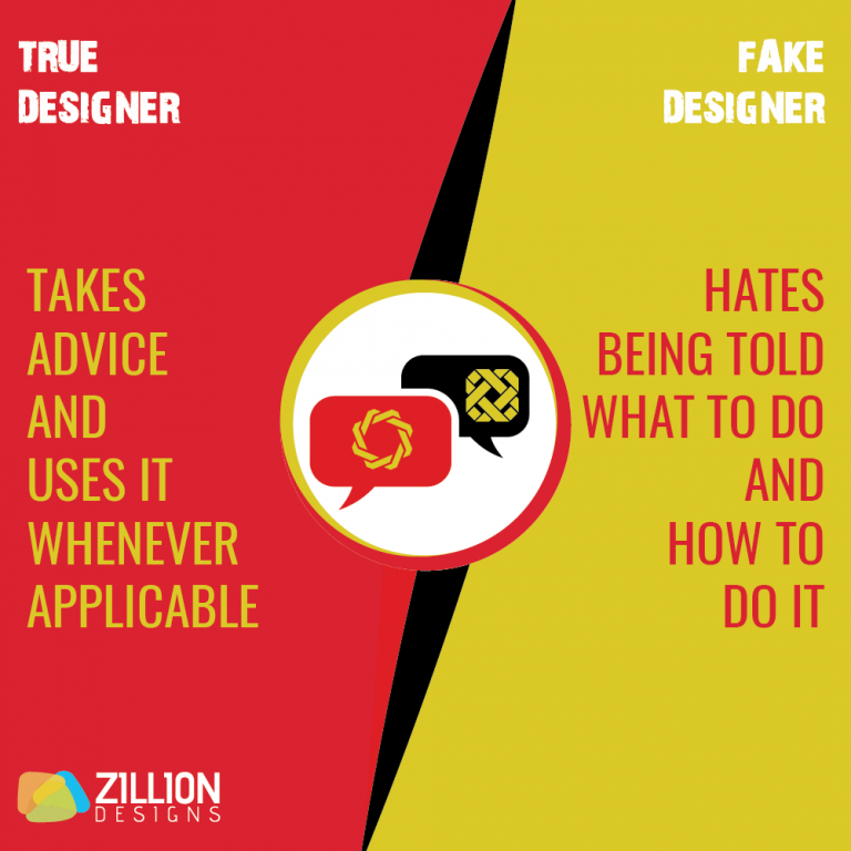 True Designer Versus Fake Designer - ZillionDesigns