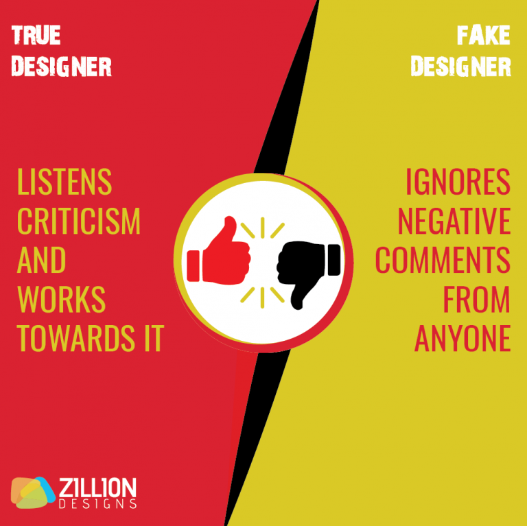 True Designer Versus Fake Designer - ZillionDesigns