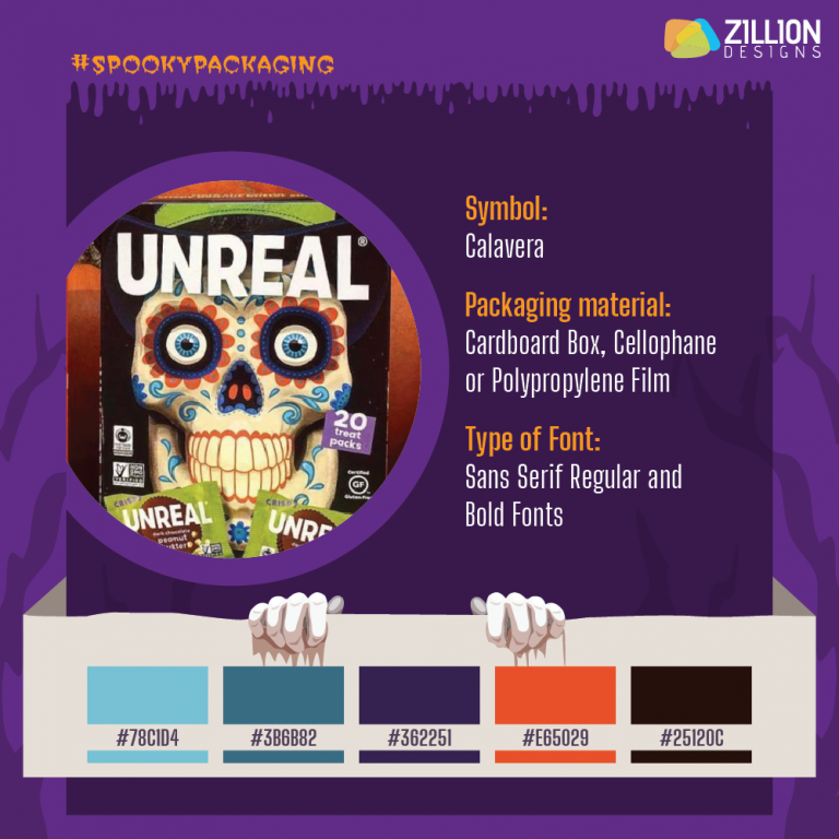 Spooky Graphic Elements For Halloween Packaging - ZillionDesigns