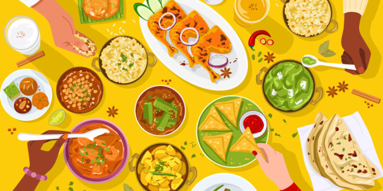 Modern Indian Restaurant Branding - ZillionDesigns