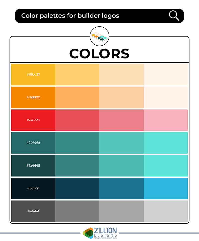 Get Builder Logos | Custom Logo Ideas | ZillionDesigns